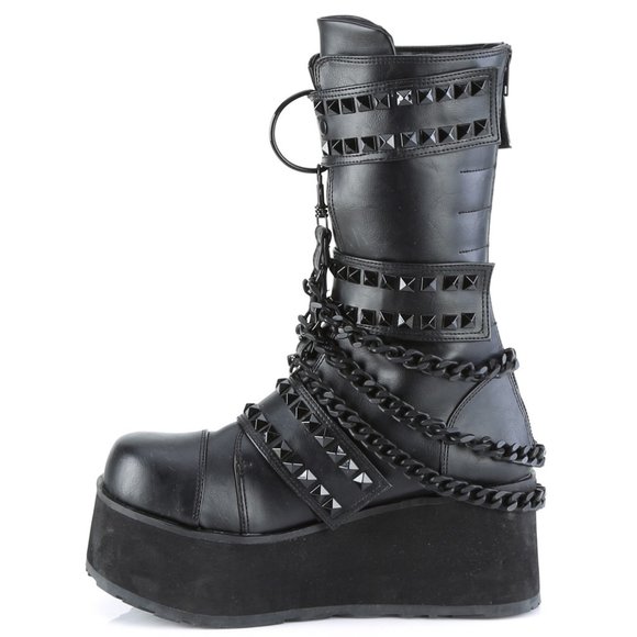 Shoes | Platform Gothic Studded Lace Up Boots | Poshmark